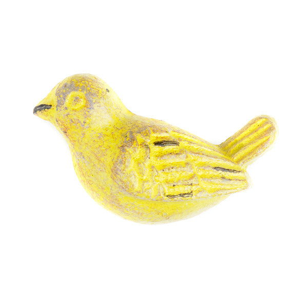 Cast iron bird pull-natural | prettyhardware